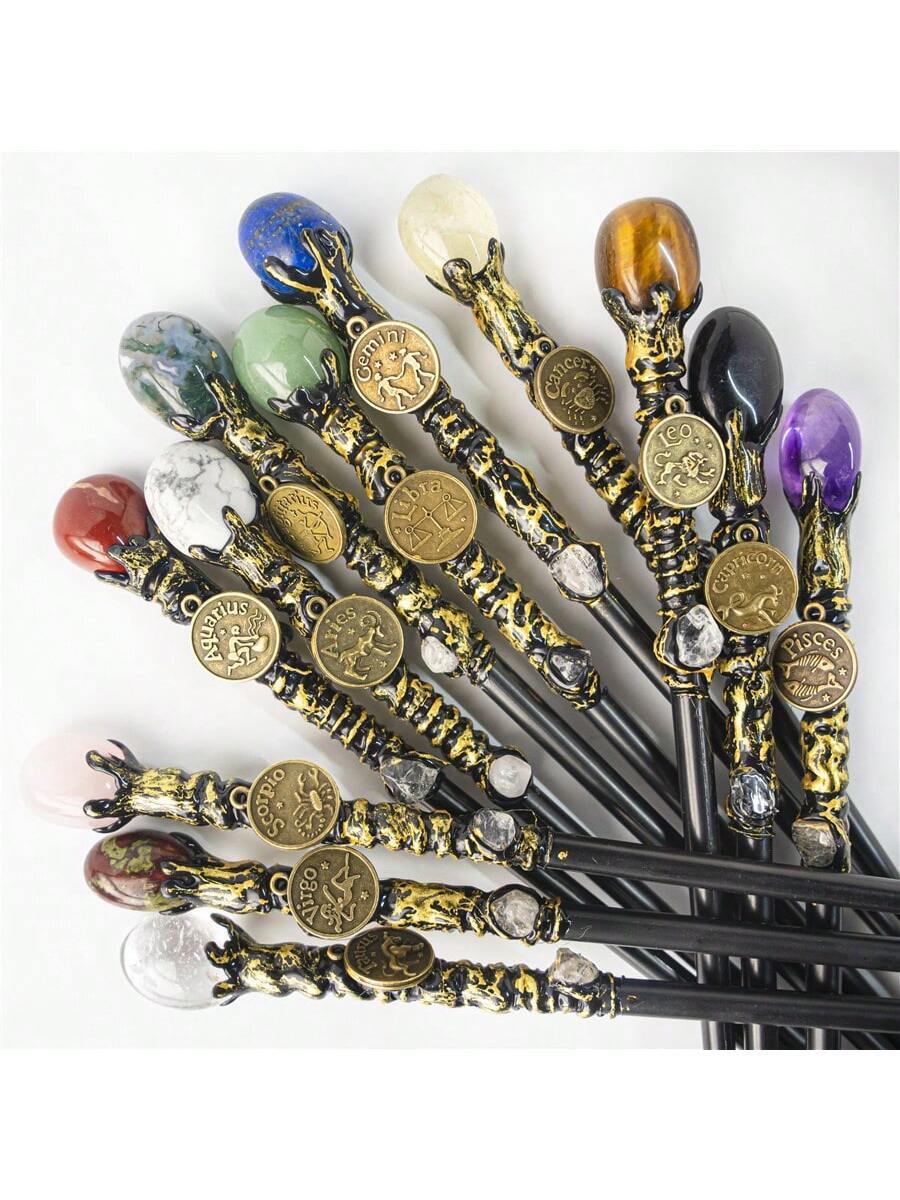 Witchy Zodiac Manifestation Wands – MagickWorkings by WitchyMade